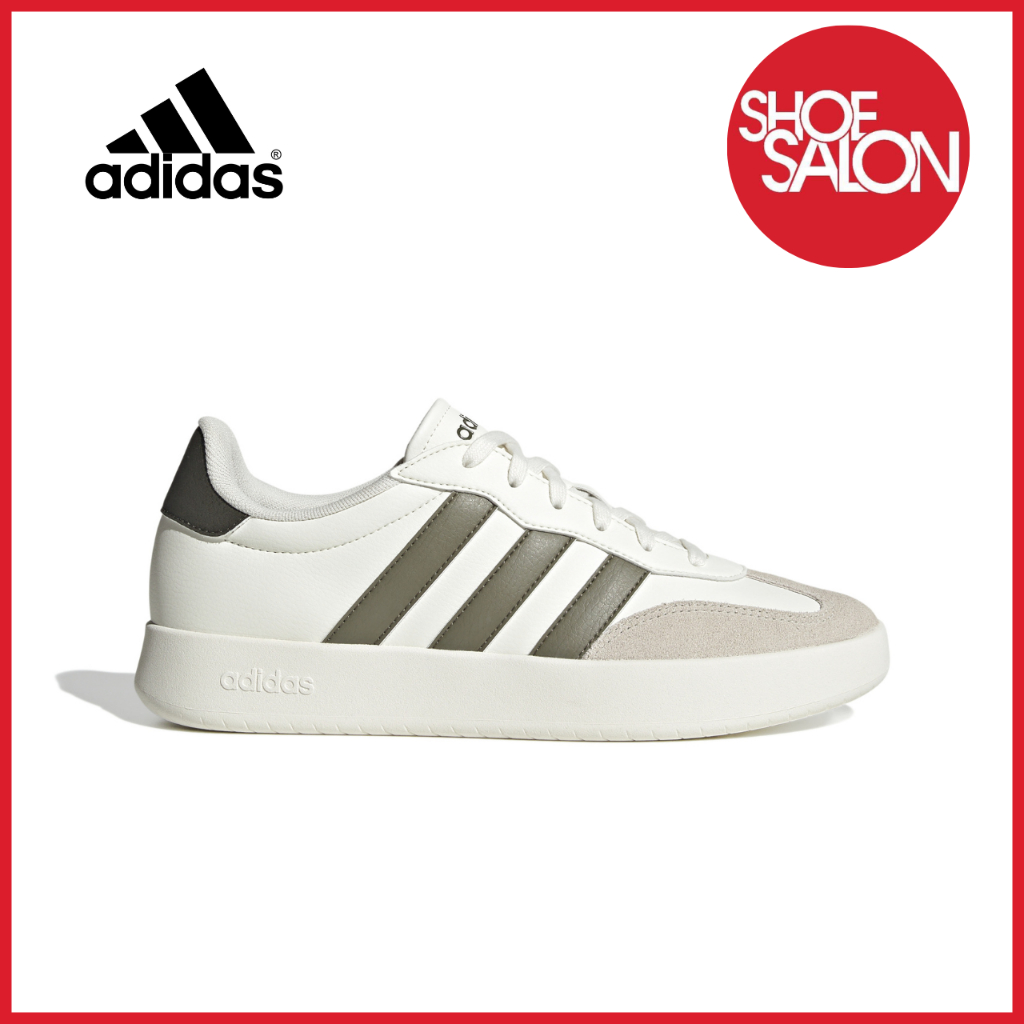 SHOE SALON Adidas Barreda Men's Shoes Off White/Olive Strata/Alumina ...