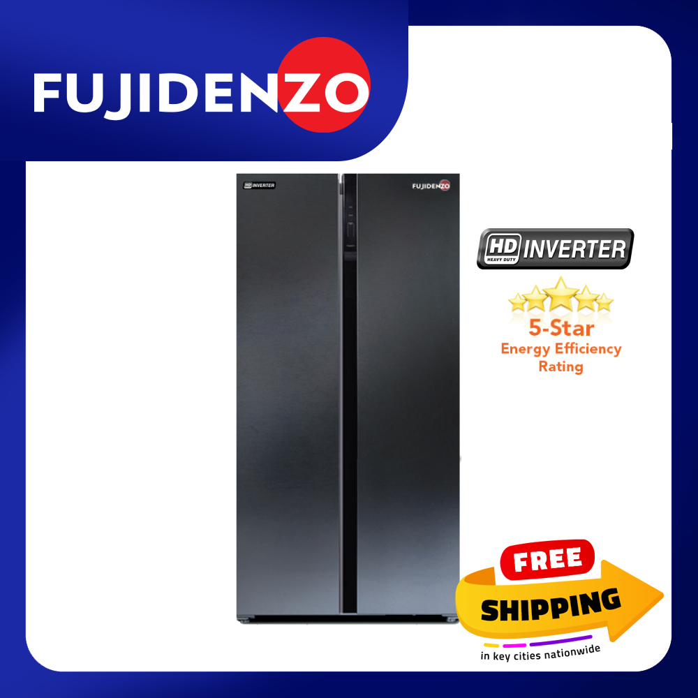 Fujidenzo HD Inverter Side-by-Side Refrigerator ISR-20DS | Shopee ...