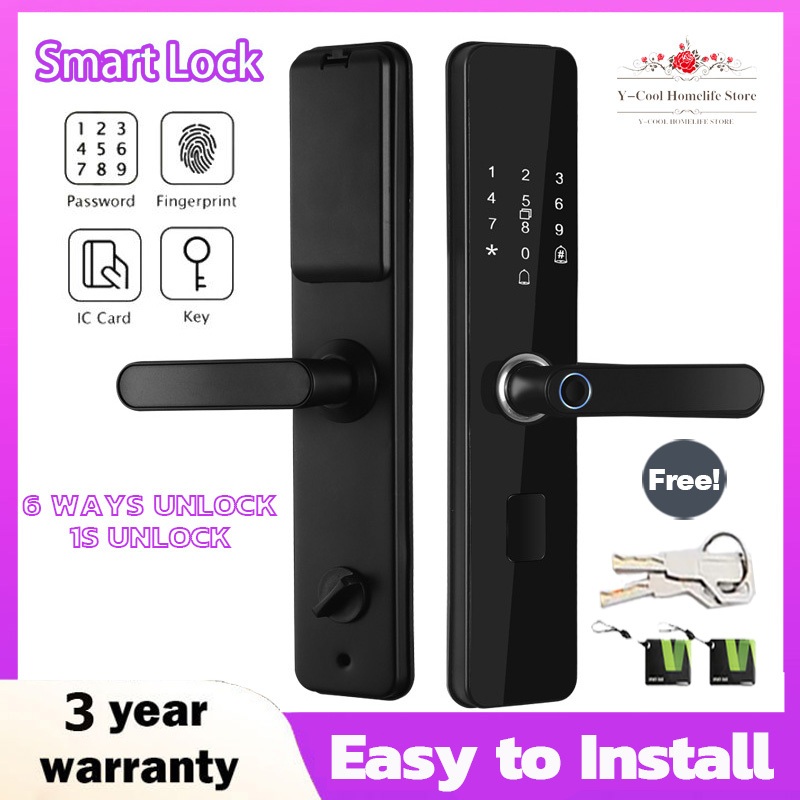 Smart Lock Fingerprint/IC Card/Password/keyboard Biometric Digital ...