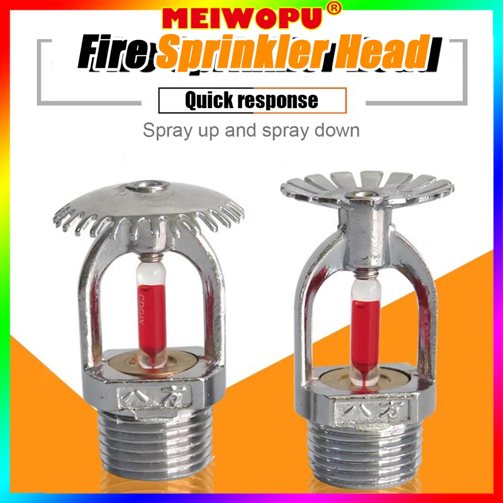 All Copper Fire Sprinkler Head 68℃ Spray Up And Spray Down DN15 ...