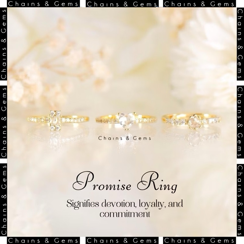 Promise Ring Series: Aphrodite Collection | Adjustable | NO Box ...