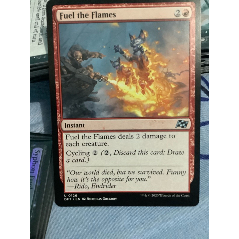 MTG - Fuel the Flames (Aetherdrift) | Shopee Philippines