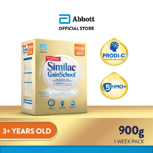 Similac Gainschool 900g for Kids Above 3 Years Old Powdered Milk Drink ...