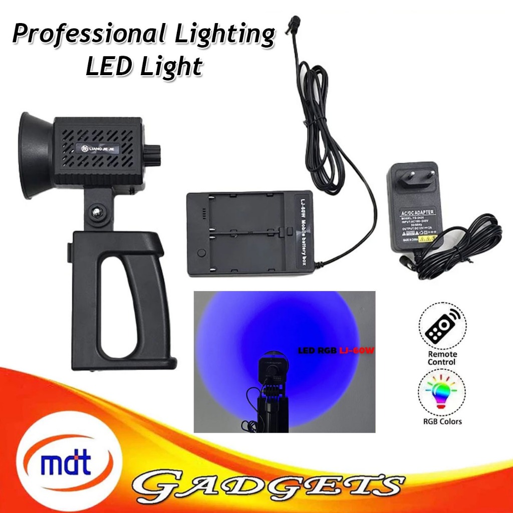Professional Lighting Solution Photo & Video LED Light RGB Spotlight ...