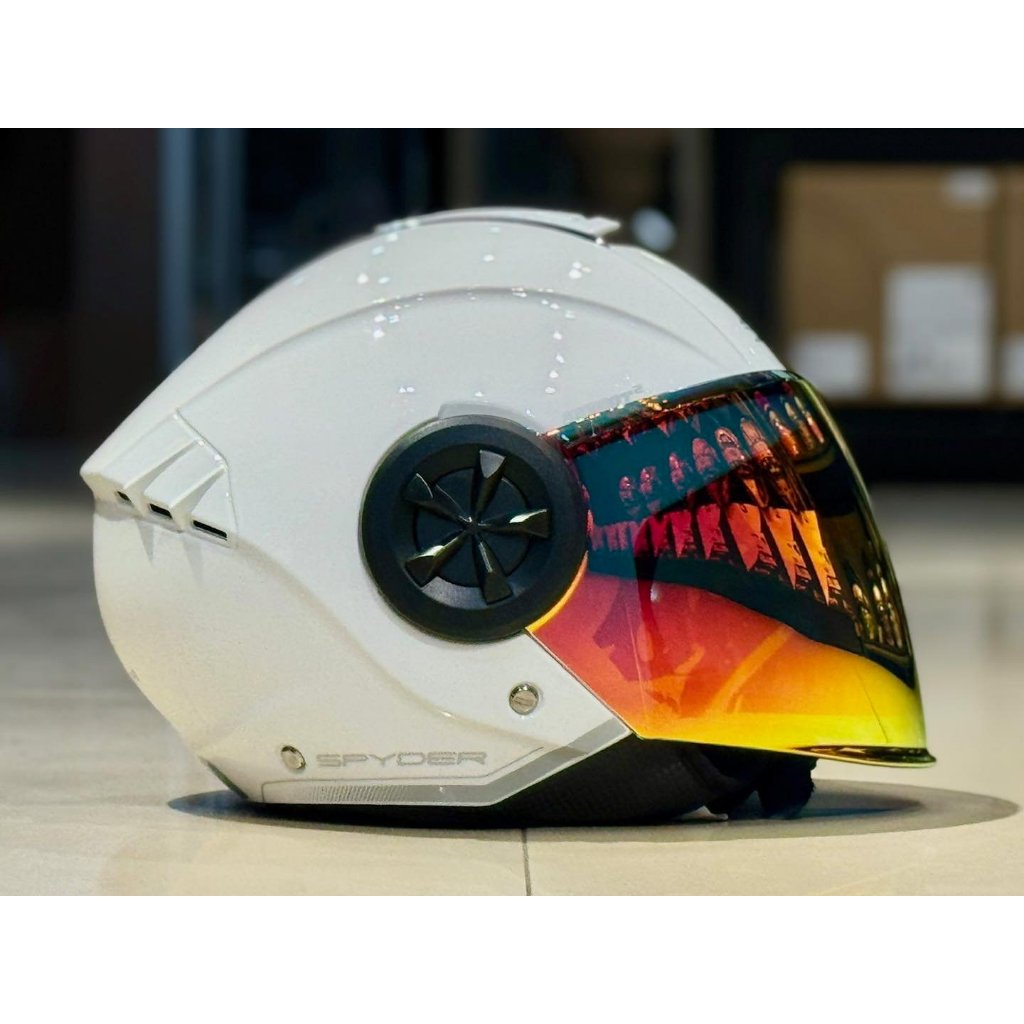 Spyder Reboot Half Face Single Visor Helmet | Shopee Philippines