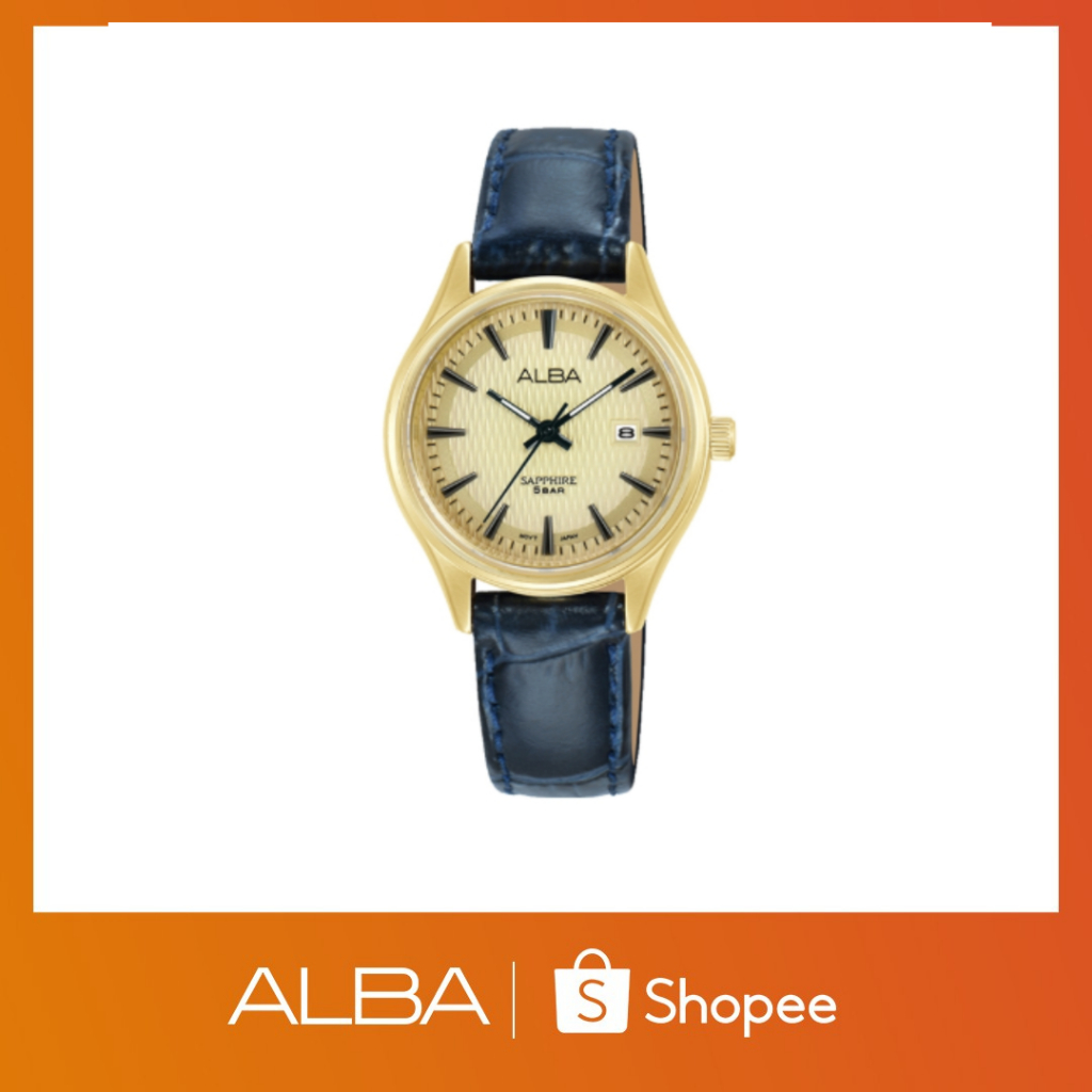ALBA Philippines AH7DN0X1 Prestige Gold Dial Women's Quartz Watch ...