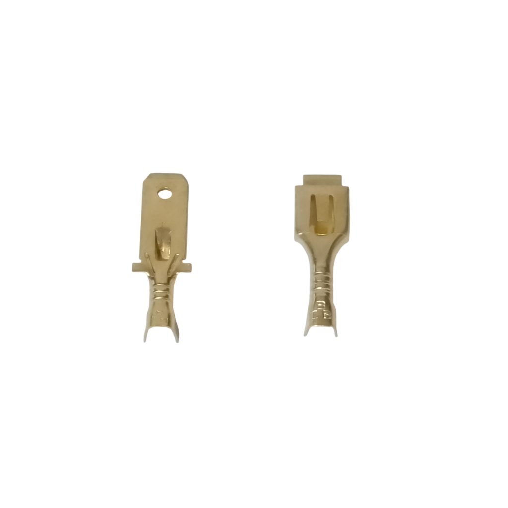 PC PO SPADE CONNECTOR 6.3mm QUICK SPLICE CRIMP TERMINAL NON INSULATED ...