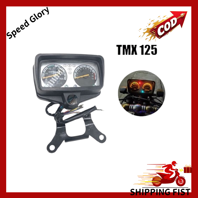SPEEDOMETER GAUGE TMX 125 WITH BRACKET MOTORCYCLE | Shopee Philippines