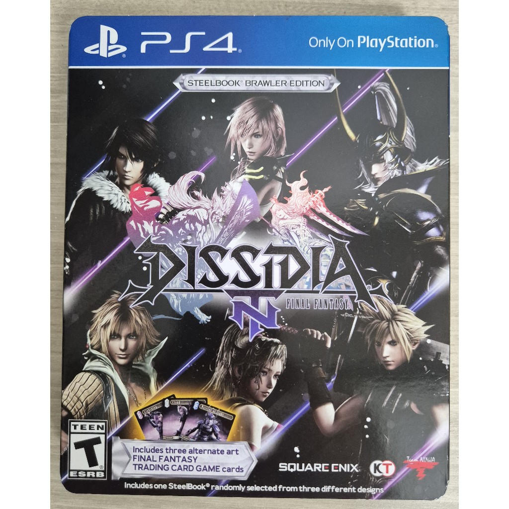 PS4 Dissidia Final Fantasy NT Steelbook Brawler Edition | Shopee ...