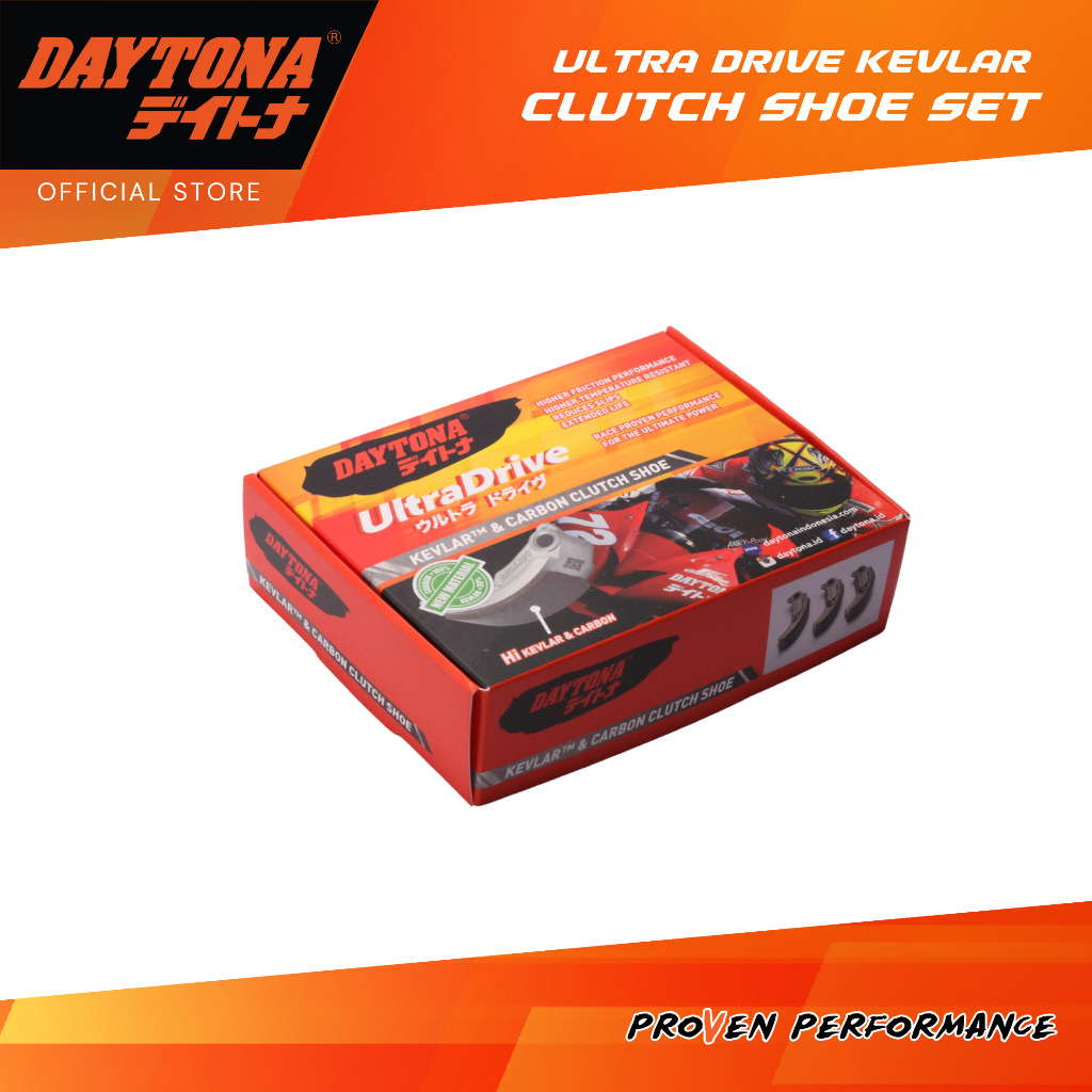 DAYTONA Ultra drive Kevlar Clutch Shoe 3pcs/set (Soul GT 115 / Mio J ...