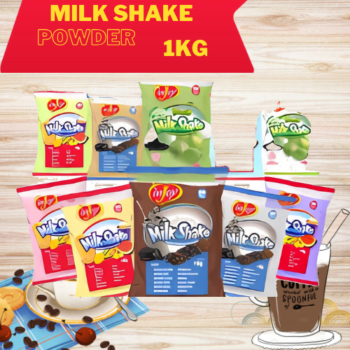 InJoy Milkshake Powder Mix 1kg – 20 Flavors – Avocado, Taro, Ube ...