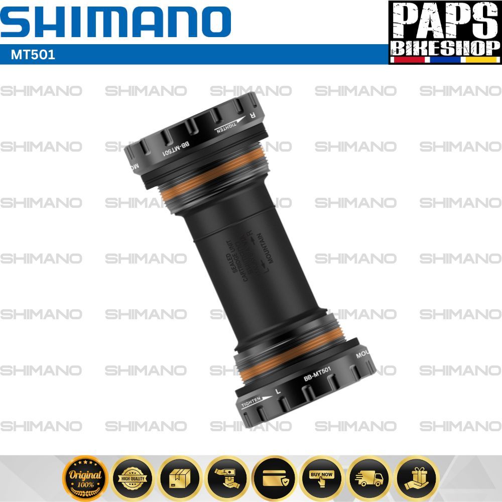 SHIMANO MT501 MTB BOTTOM BRACKET THREAD TYPE | Shopee Philippines