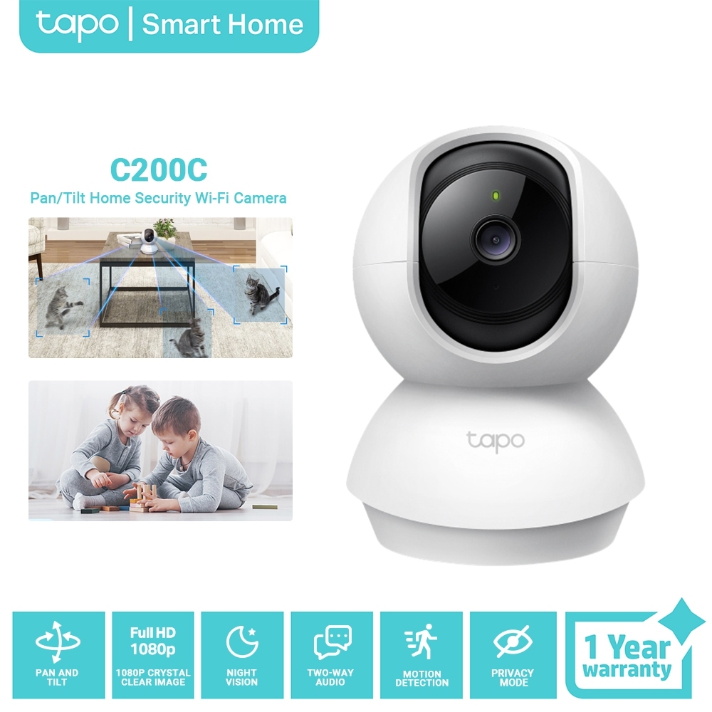 TP-Link Tapo C200C CCTV Camera 1080P Security Wireless indoor CCTV ...