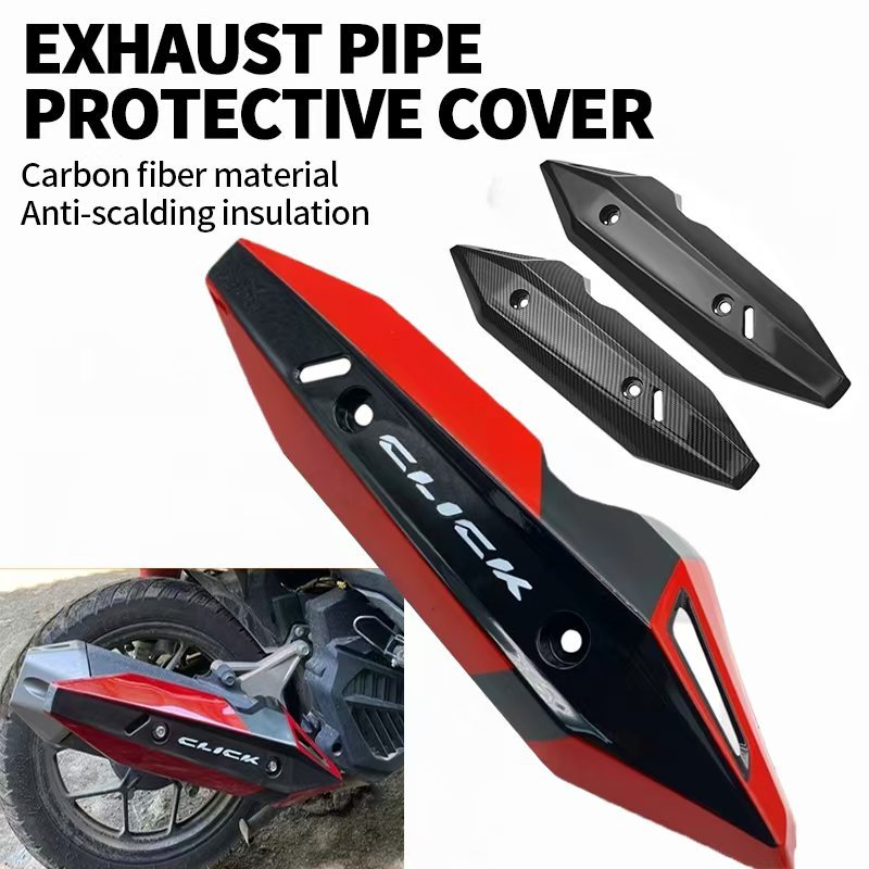 【24H Ship】Honda Click V3/V2/150i/125i Double Colo Muffler Cover Heat ...
