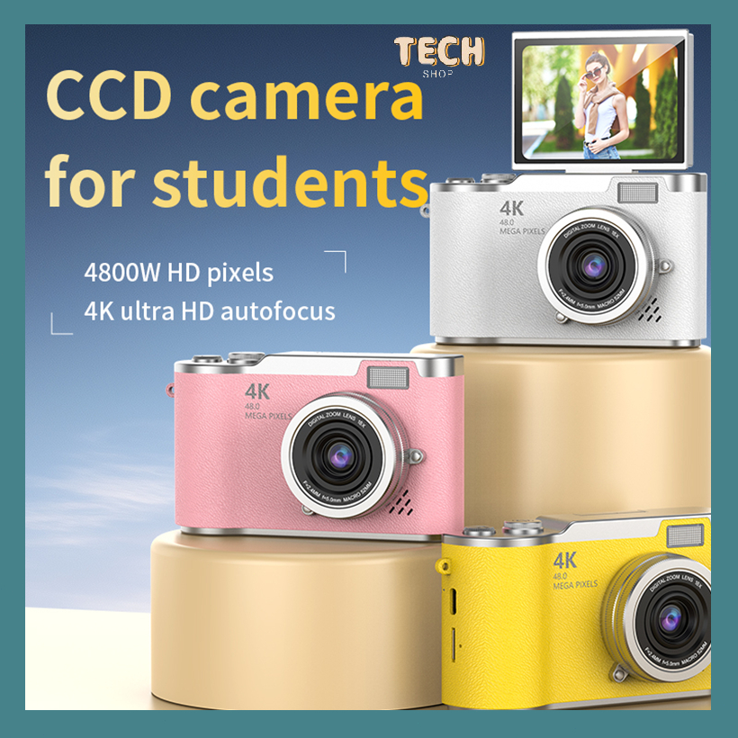 4K Digital Photography Camera CCD 8X Zoom 4K 4800W Pixels AF Autofocus ...