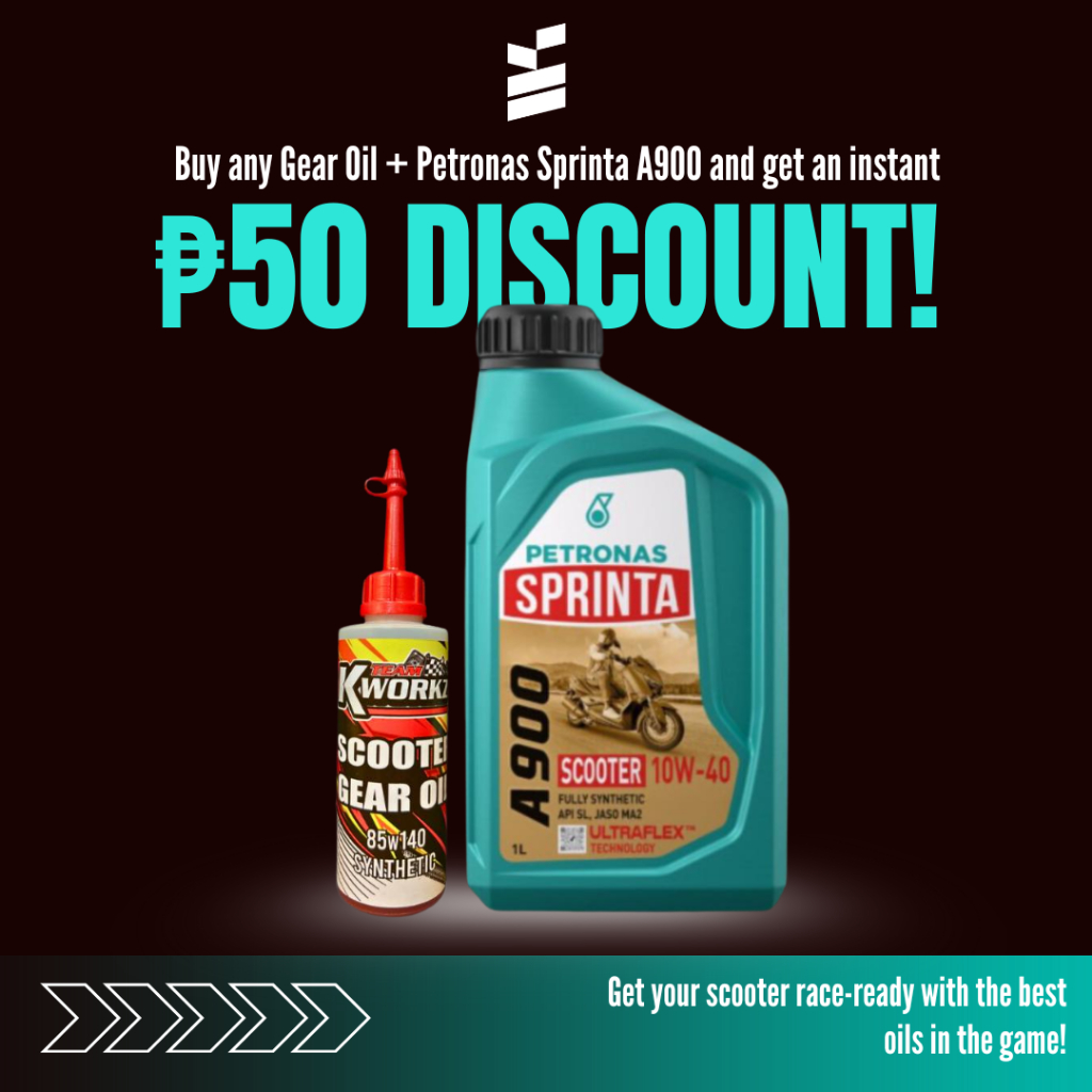 Petronas Sprinta A900 + Team K-workz Gear Oil | Shopee Philippines