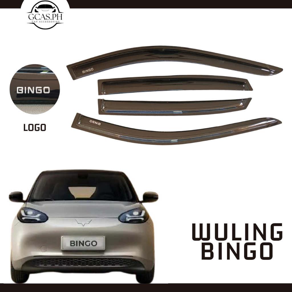 Wuling Bingo Rain visor , Rain visor black, window visor, rain gutter ...