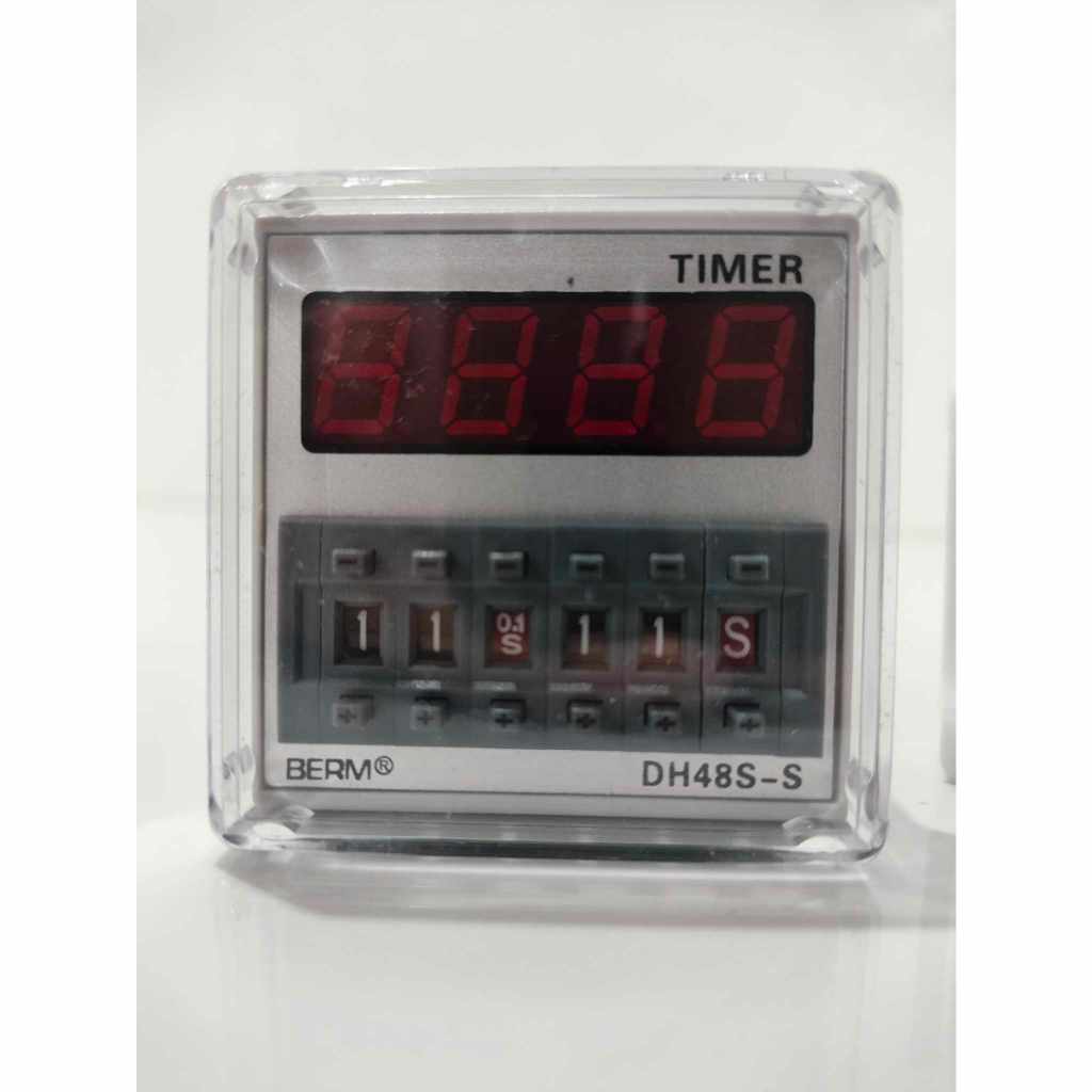 BERM DH48S-S DIGITAL TIMER RELAY 220vac | 0.1seconds - 99 hours | ON ...