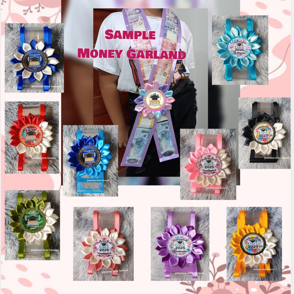 Money Garland for Graduation - Empty 10 Bill Slots | Shopee Philippines