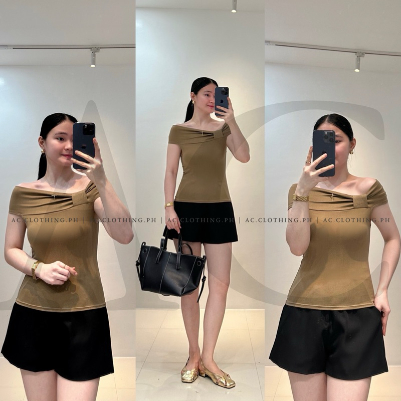 SAMARA - Ribbon Basic Top | Shopee Philippines