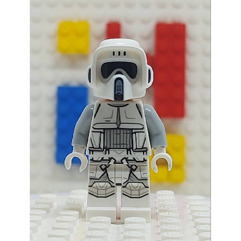 LEGO Star Wars - Imperial Scout Trooper, Hoth - Female, Molded Helmet ...