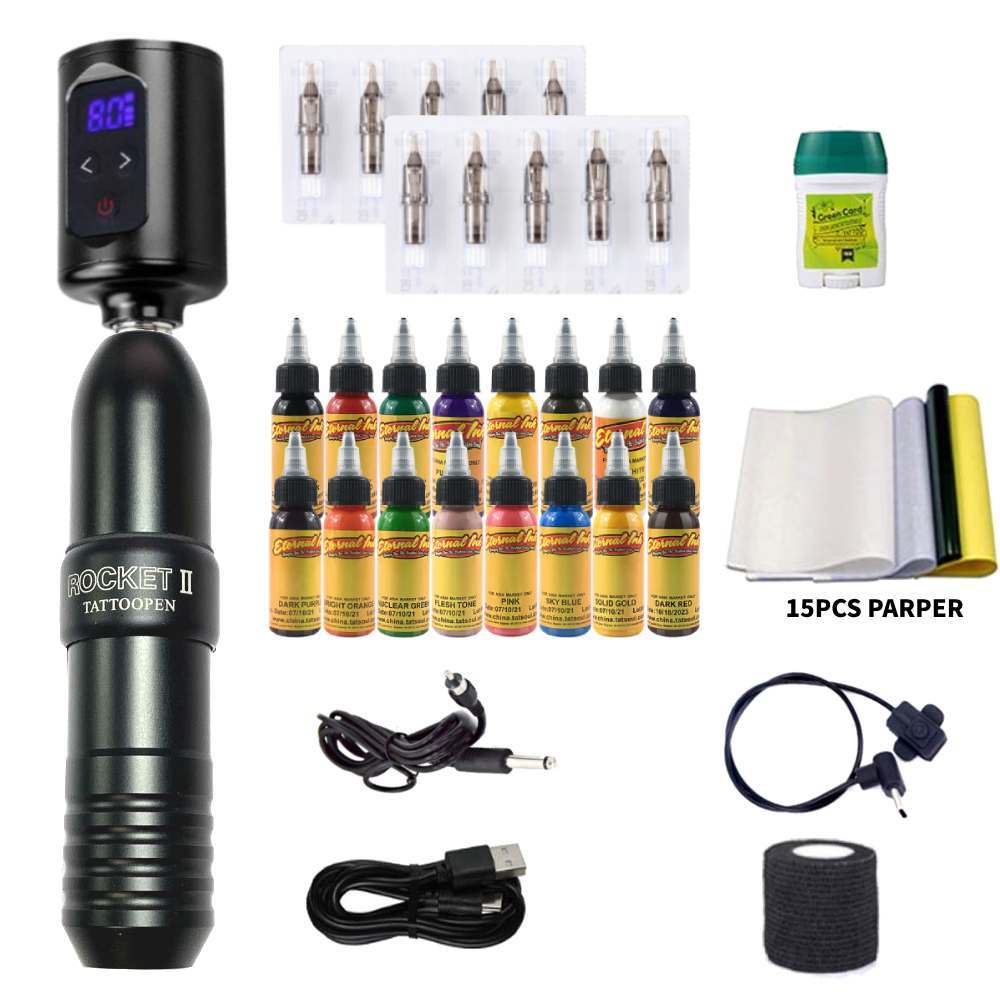 Tattoo Pen Rocket V8 Pen Type Tattoo Machine Wireless Tattoo Battery ...