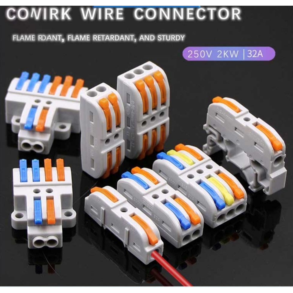 Quick Wire Terminal Connector Universal Wiring Cable Connector Wire ...