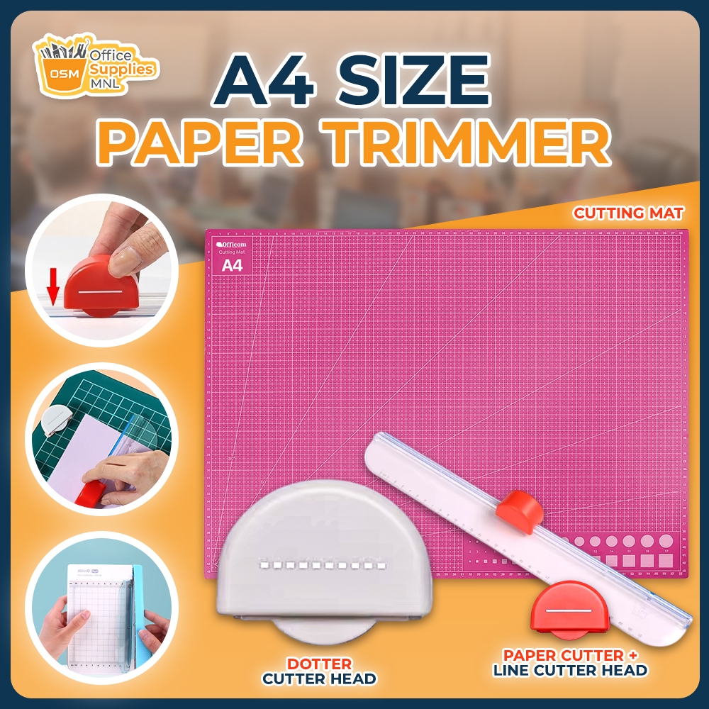 KW-TRIO Paper Trimmer A4 Size Multifunction Cutter Multiple Head ...