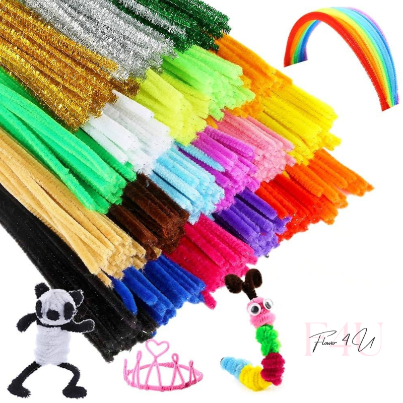 Colorful Fuzzy Wires Twisted Sticks Perfect For DIY Crafts | Shopee ...