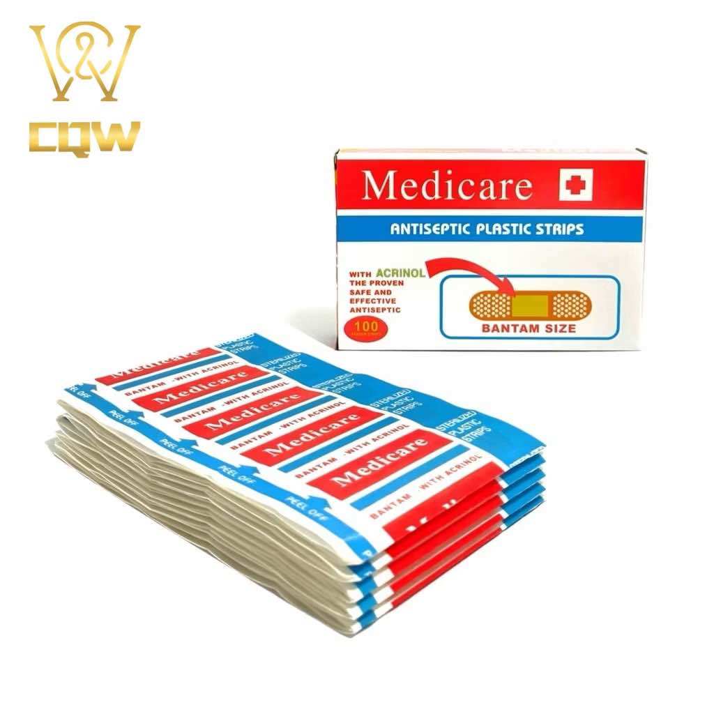 CQW.NO1 100pcs/box Band Aid Medicare Plaster Strips Adhesive Antiseptic ...