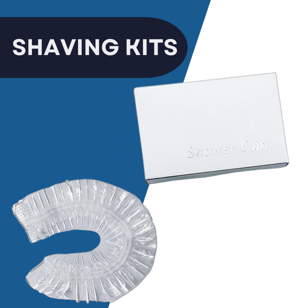 Shower Cap - 1 Shower Cap in Box for Hotel & Airbnb (Hotel Amenity Kit ...