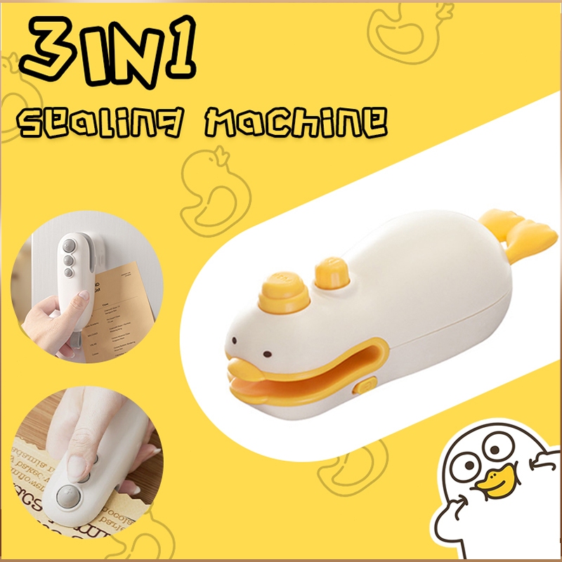 3in1 Portable Mini USB Vacuum Sealer Machine for Snacks Food Automatic ...