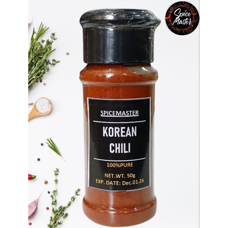 premium herbs and spices korean chili in shaker bottle 100ml | Shopee ...