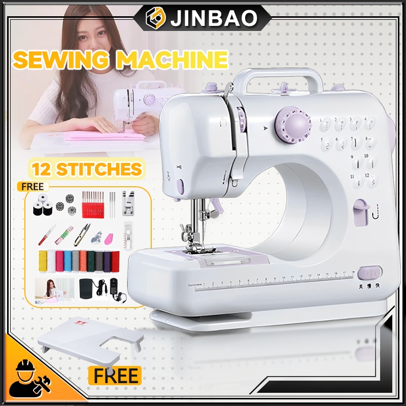 Portable Sewing Machine Home Small Multifunction Sewing Machine 12 ...