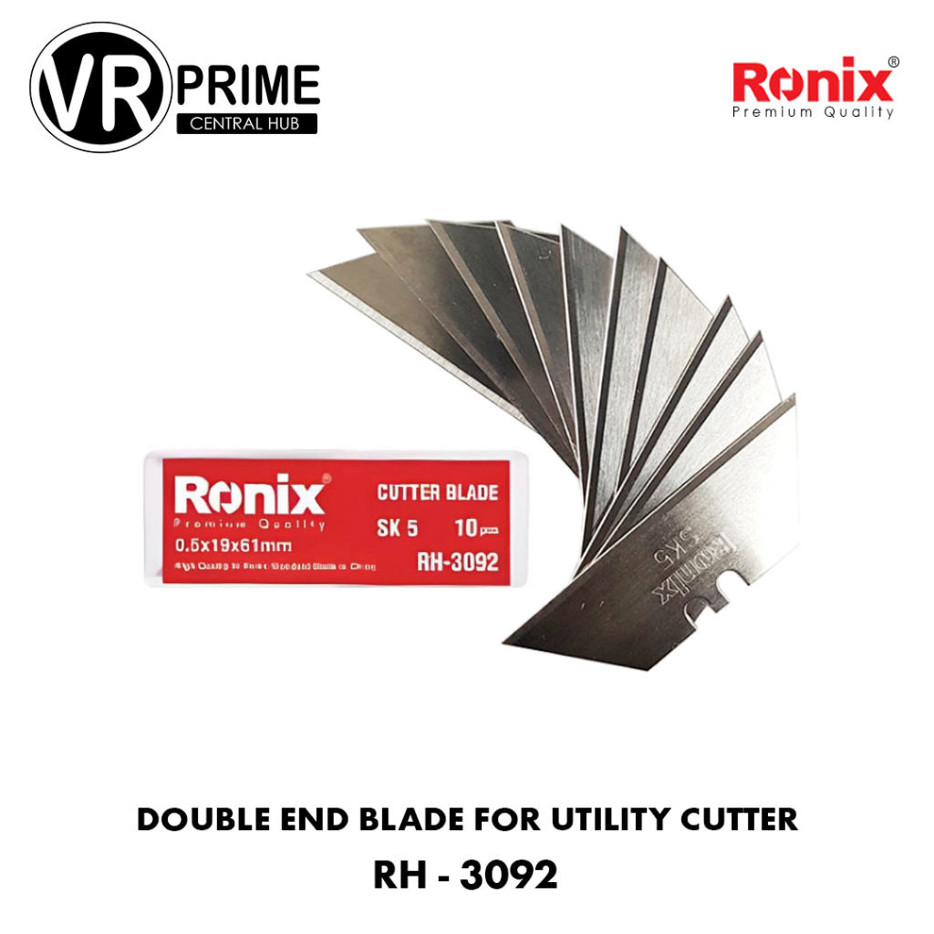 Ronix ® By VR Prime - Double End Blade for Utility Cutter - (RH-3092 ...