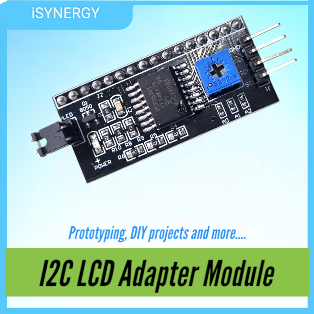 I2C IIC LCD Adapter For 16x2 20x4 LCD Serial Board Interface | Shopee Philippines