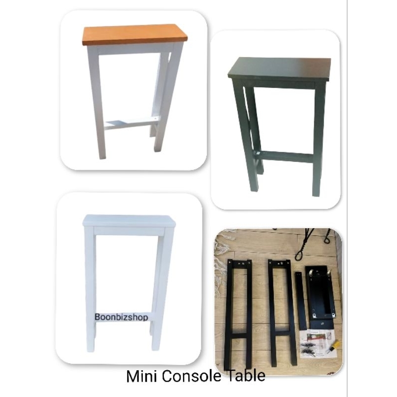 Mini NR Console Table L38cmxW14xH69cm/,L52cmxW22xH76cm | Shopee Philippines