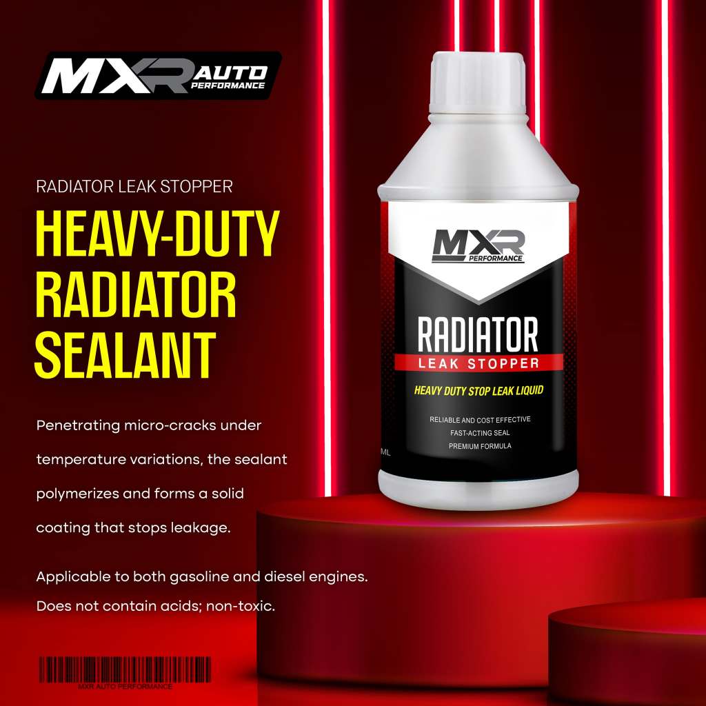 MXR RADIATOR LEAK STOPPER 354ML | HEAVY-DUTY STOP LEAK LIQUID | FAST ...