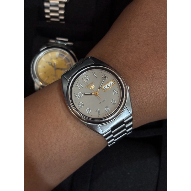 Seiko 5 Gray Dial 37mm SNXP | Shopee Philippines