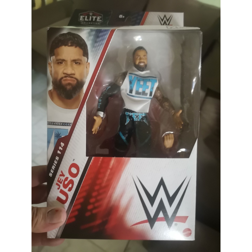 mattel wwe elite jey uso yeet | Shopee Philippines