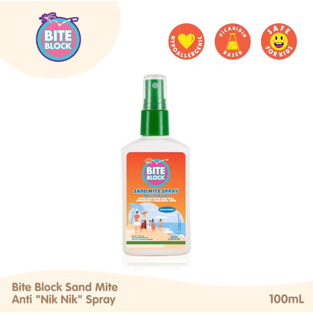 Bite Block Sand Mite Anti "Nik Nik" Spray 100mL | Shopee Philippines