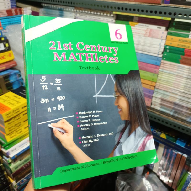 21ST CENTURY MATHLETES TEXTBOOK 6 GOOD CONDITION | Shopee Philippines