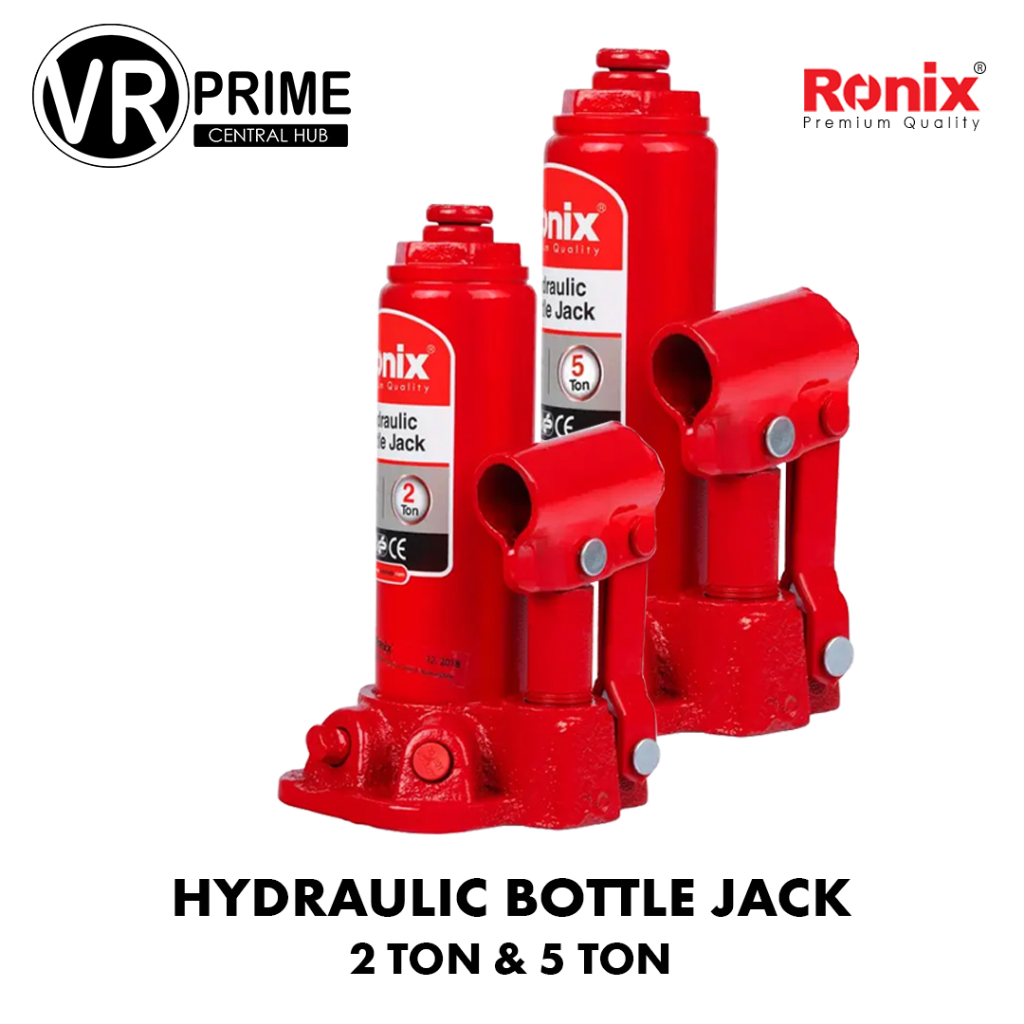 Ronix® by VR Prime - Hydraulic Bottle Jack, 2 Ton & 5 Ton | Shopee ...