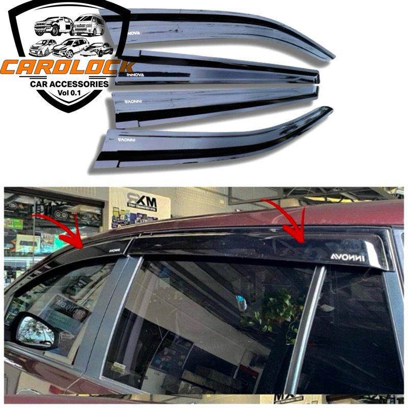 Toyota Innova 2016 - 2025 Thick Rain Visor Premium | Shopee Philippines