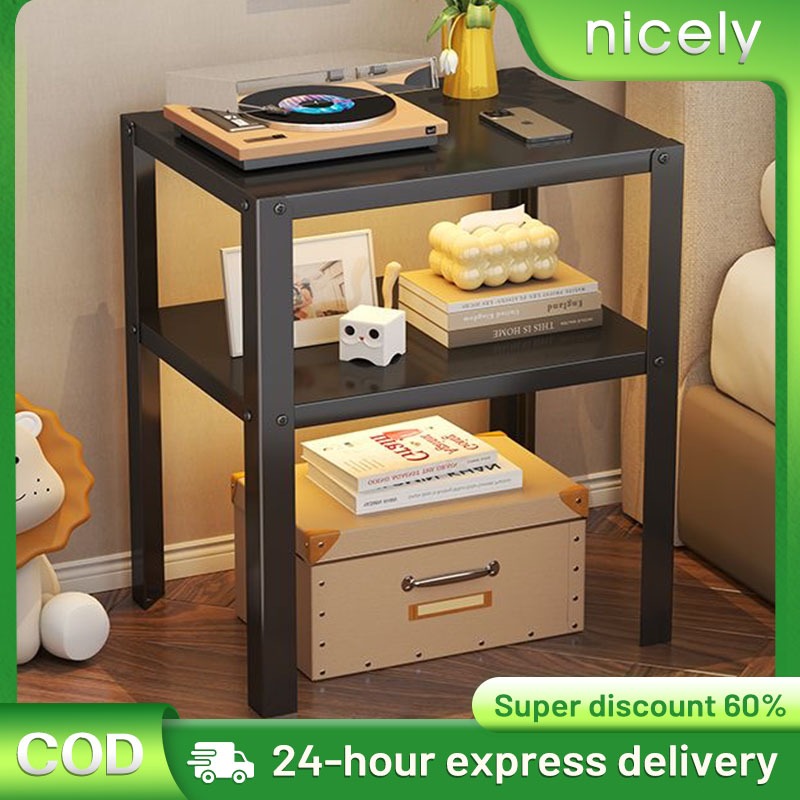 Nordic Bedside Table Corner Table Living Room Square Desk Coffee Table ...