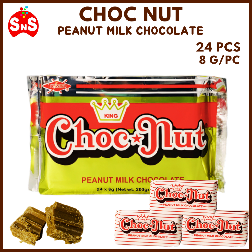 24 Pcs Choc Nut Peanut Milk Chocolate Bars Combination Of Chocolate And ...