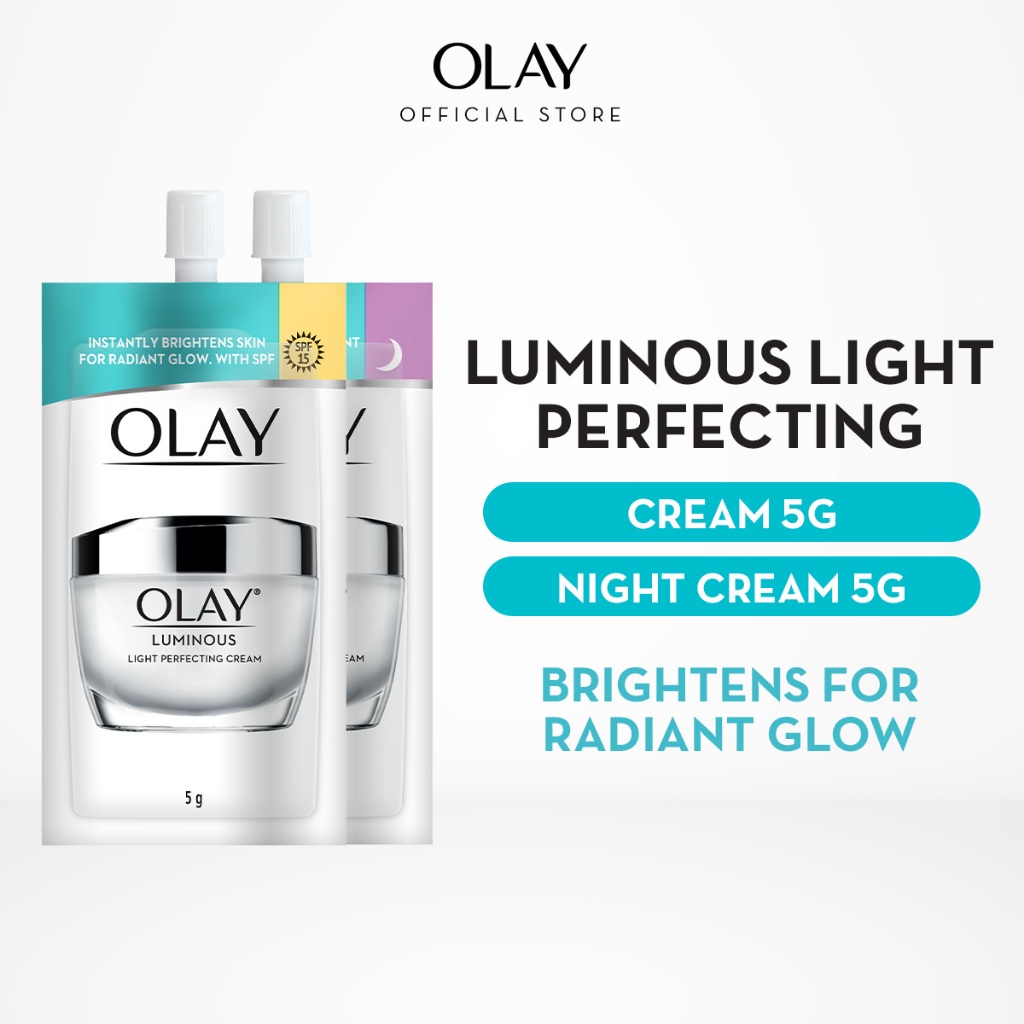 [Virtual Bundle] Olay Luminous Light Perfecting Day & Night Cream ...