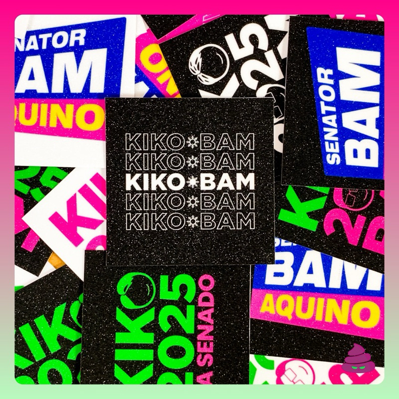 KIKO BAM WATERPROOF GLITTERED VINYL STICKERS | Shopee Philippines