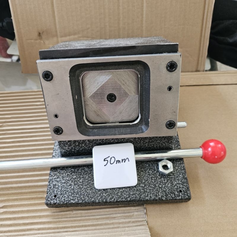 ONHAND Heavy Duty 50mm Square Fridge Magnet Cutter For 50mm Button Pin ...