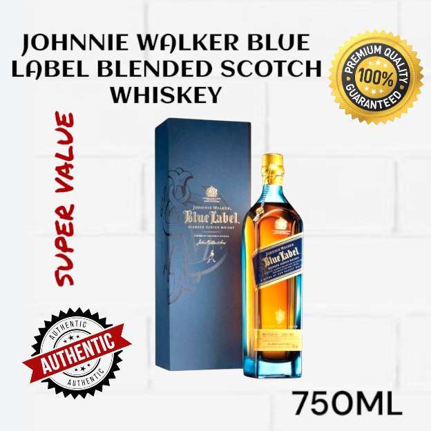 JOHNNIE WALKER BLUE LABEL 750 ML WITH BOX | Shopee Philippines